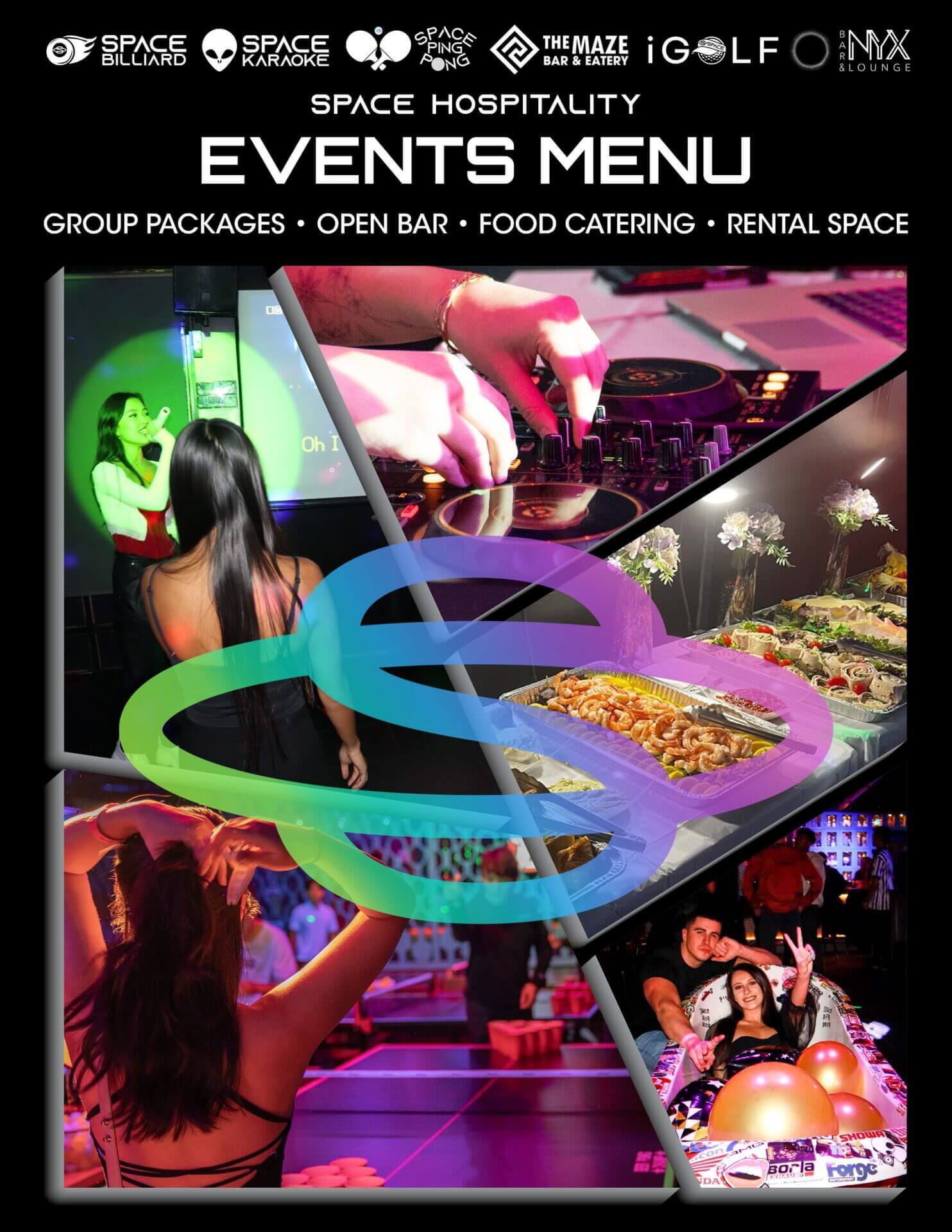 PDF Menus | Space Billiard Pool Hall & Sports Bar